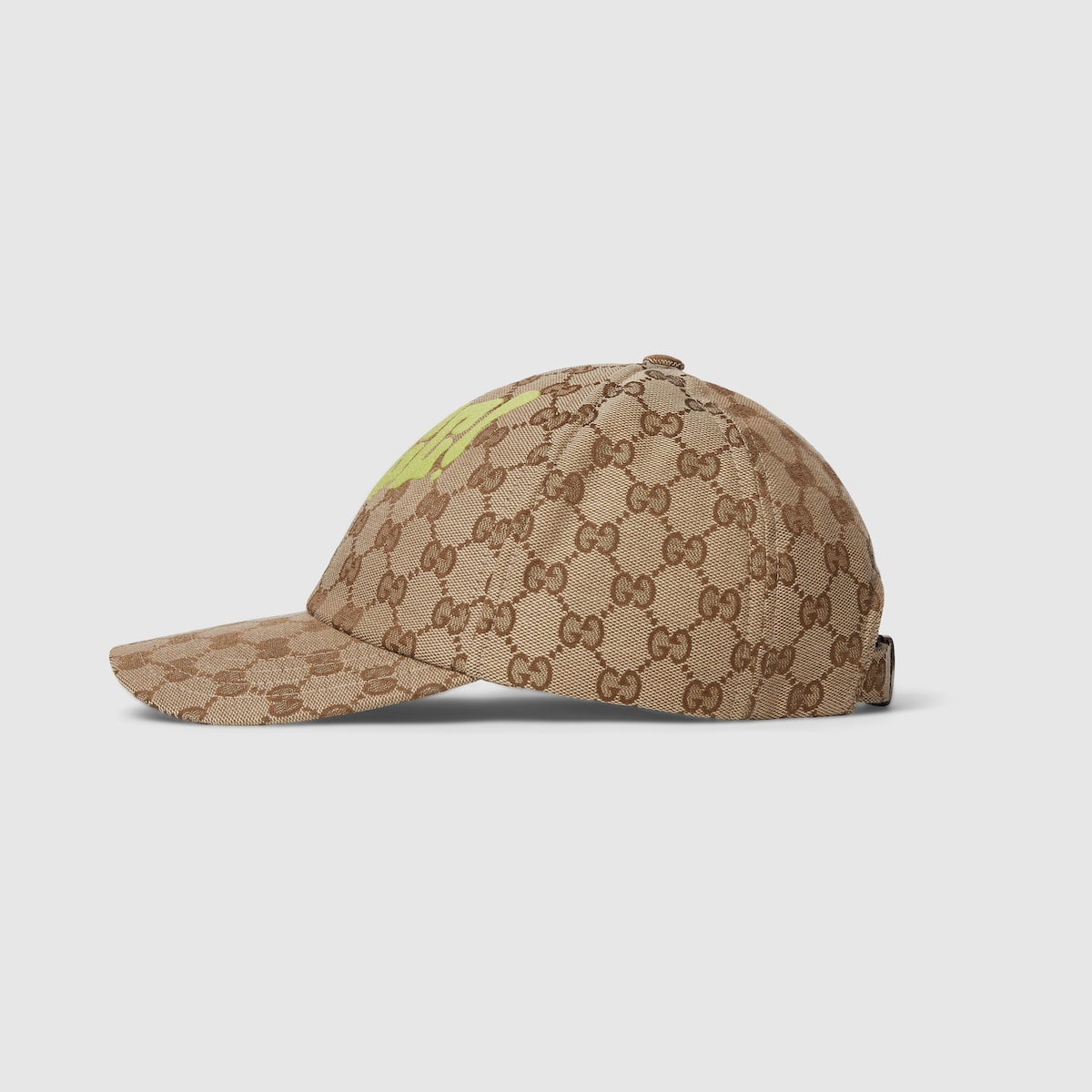 GG canvas baseball cap with print inbeige and dark brown | GUCCI ...