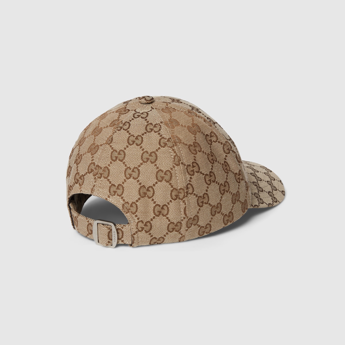 GG canvas baseball cap with print inbeige and dark brown | GUCCI ...