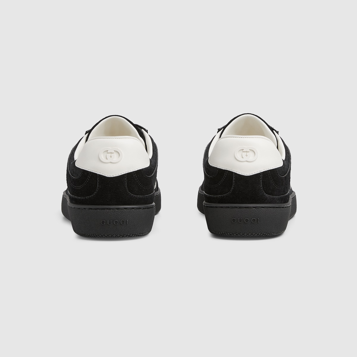 Men's G75 sneaker in black suede | GUCCI® US