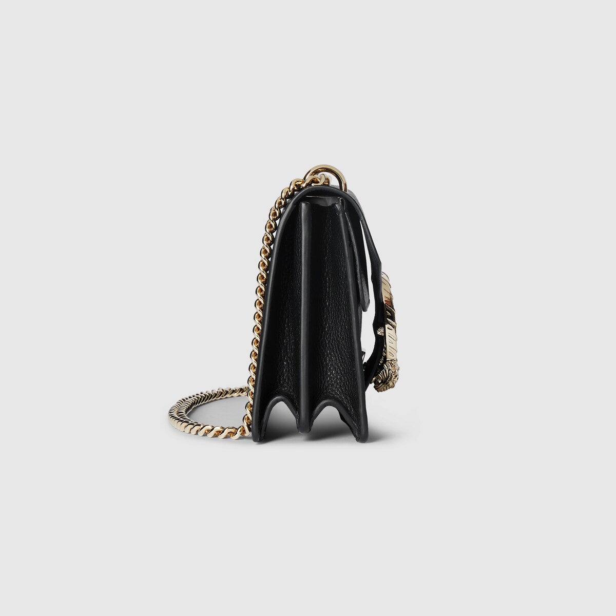 Dionysus medium shoulder bag in black leather | GUCCI® Canada