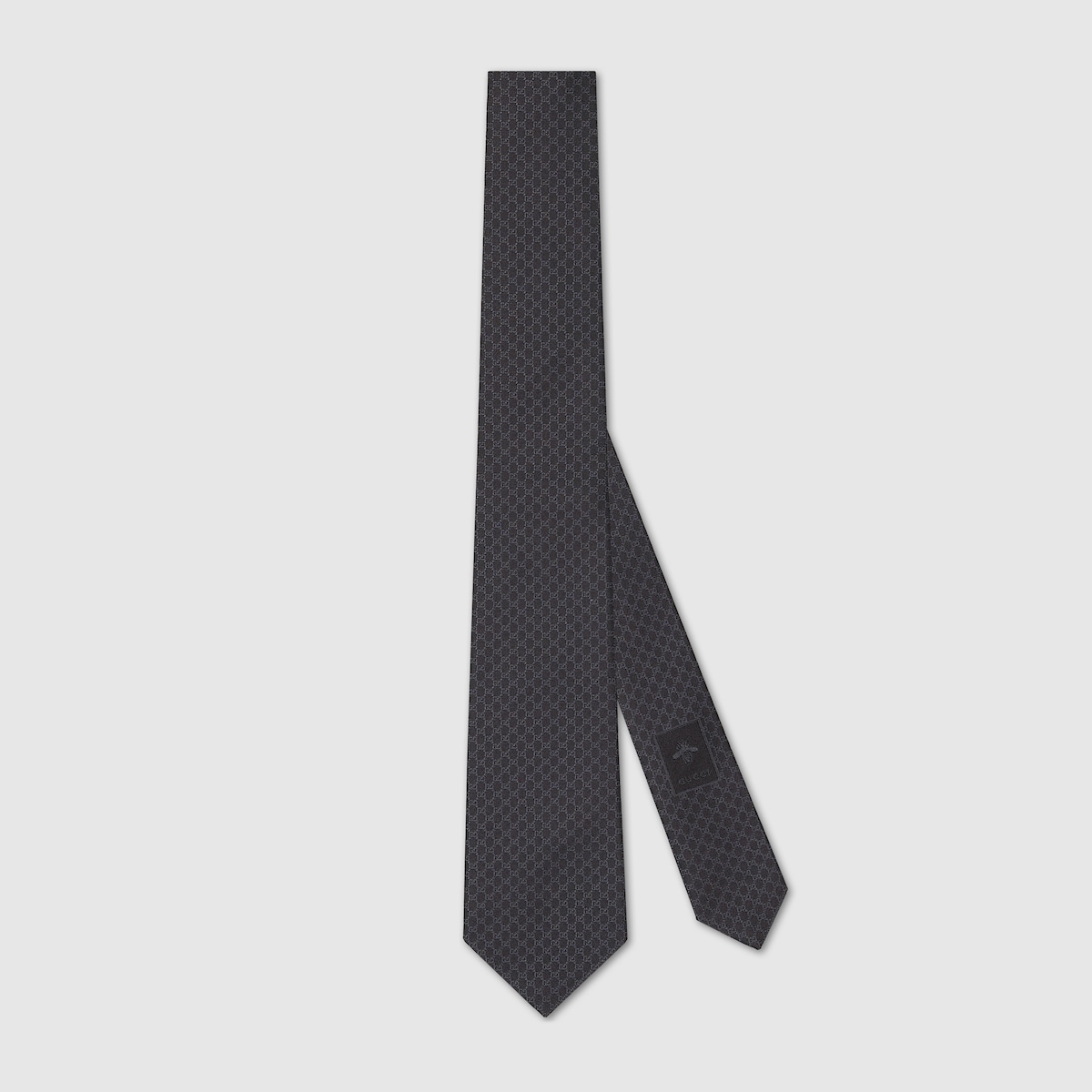 GG silk jacquard tie in black | GUCCI® US