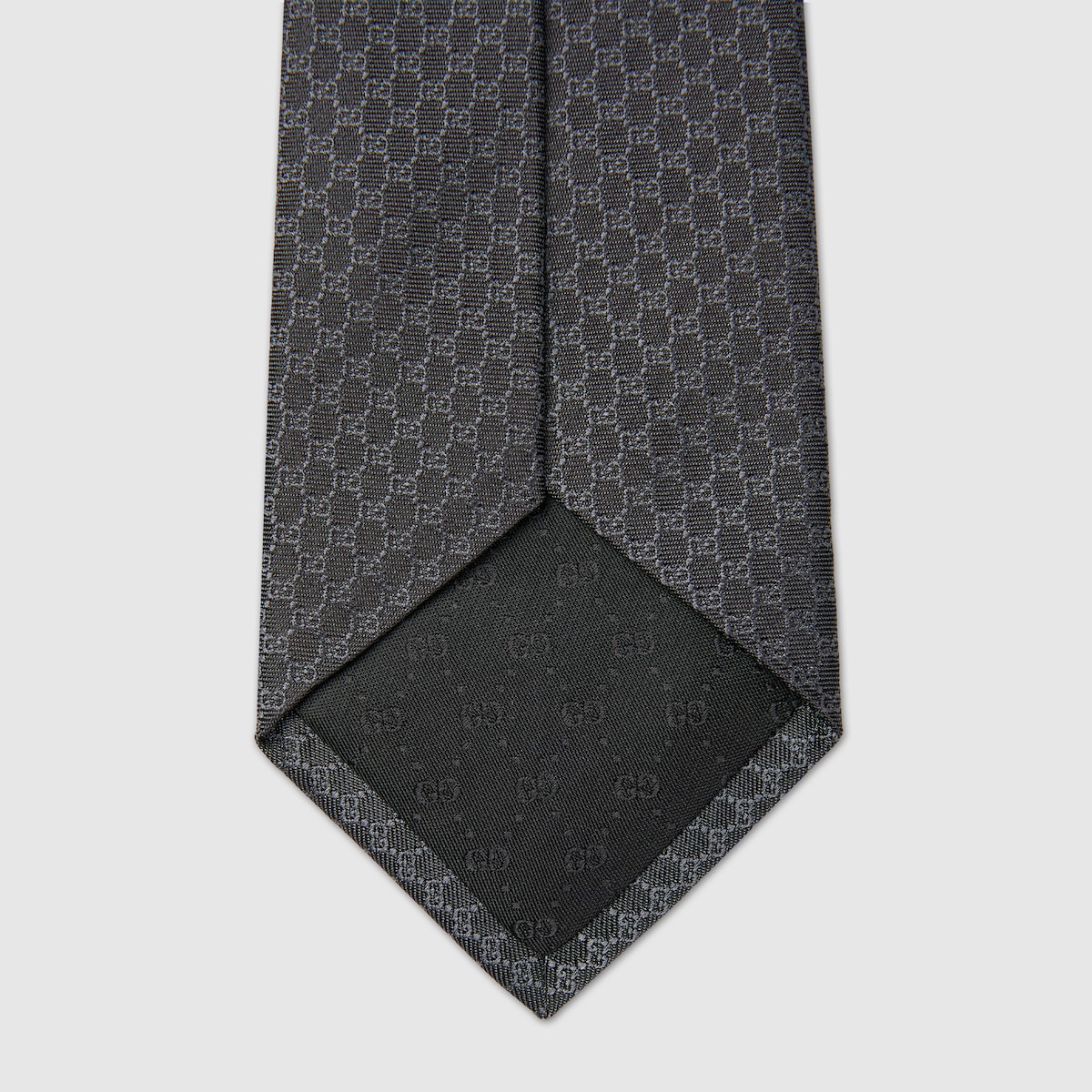GG silk jacquard tie in black | GUCCI® US