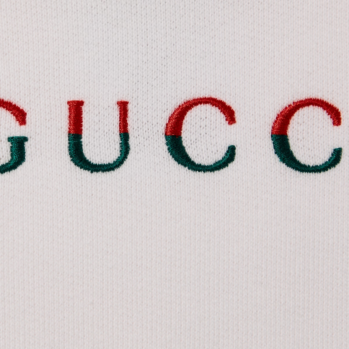 Children's hooded sweatshirt with embroidery in white | GUCCI® US