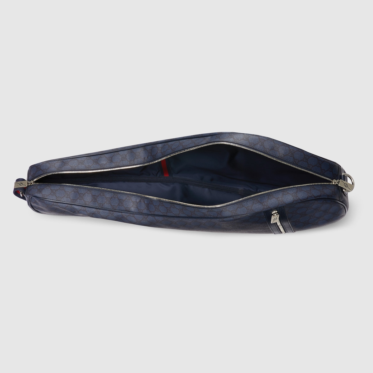 Tennis racket case with Web in dark blue GG Supreme | GUCCI® US