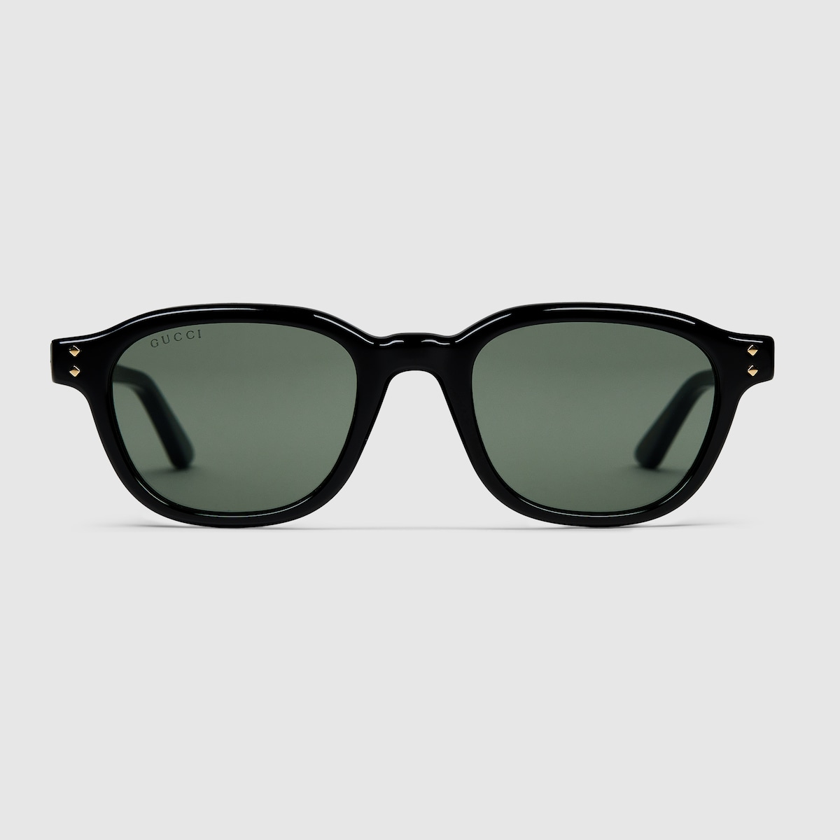 Round frame sunglasses in black | GUCCI® US