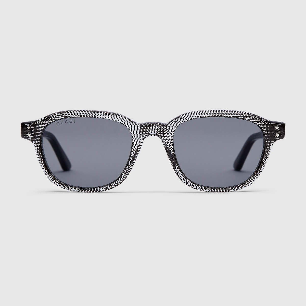 Round frame sunglasses in brown | GUCCI® US