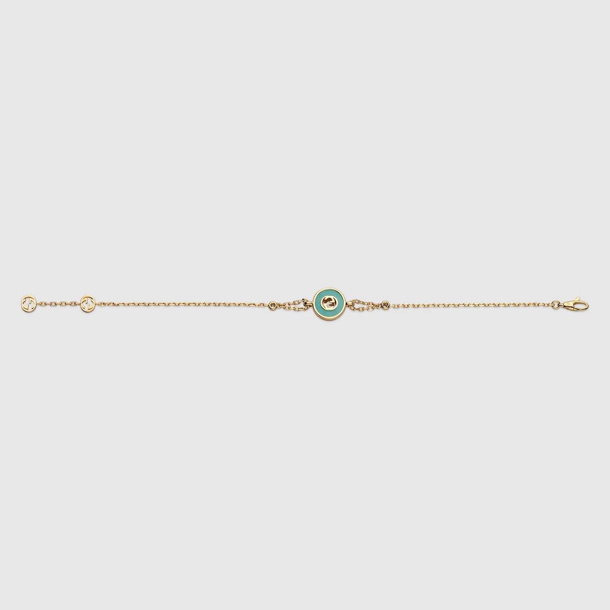 Gucci Interlocking 18k chain bracelet in 18k yellow gold | GUCCI® US