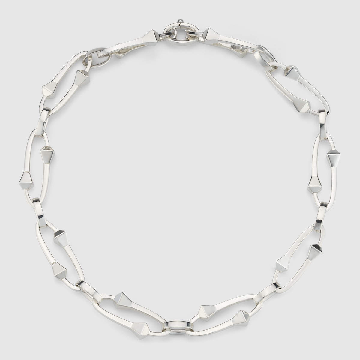 Chiodo intertwined necklace in 925 sterling silver | GUCCI® US
