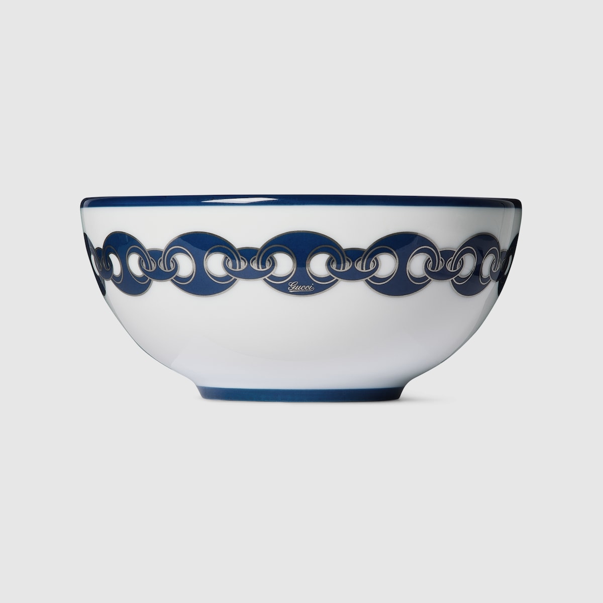 Gucci Marina fruit cup, set of two in off white and navy | GUCCI® US