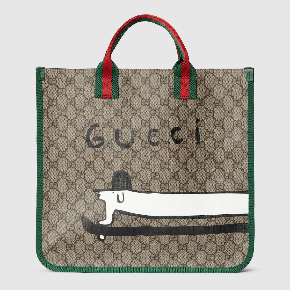 Children's printed GG tote bag in beige and brown GG Supreme | GUCCI® US