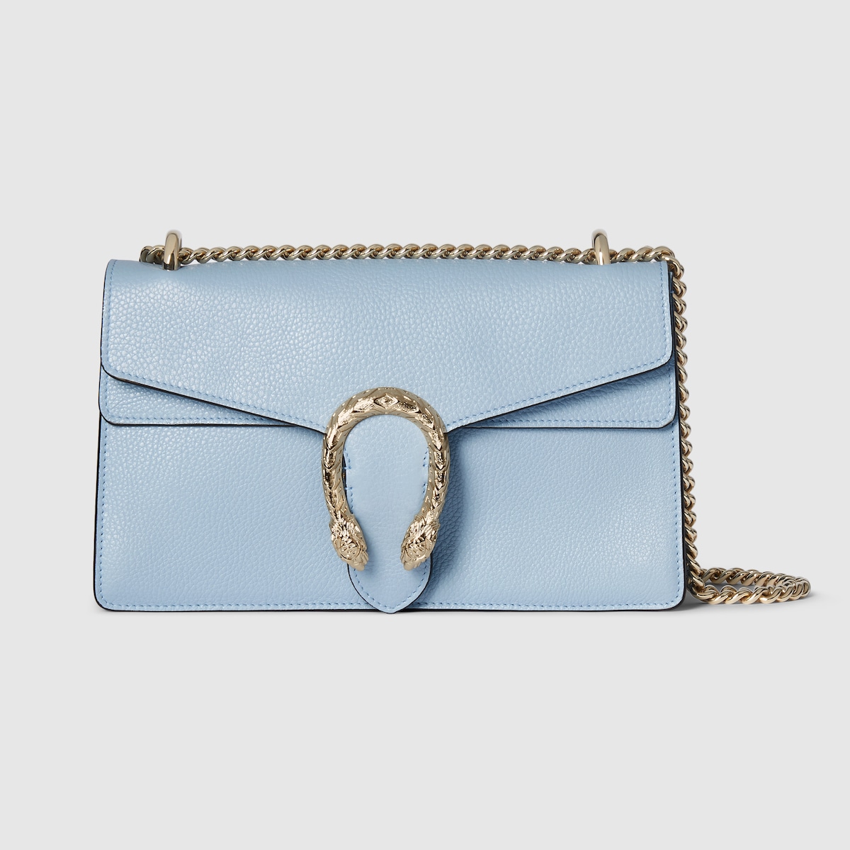 Dionysus medium shoulder bag in light blue leather | GUCCI® UK