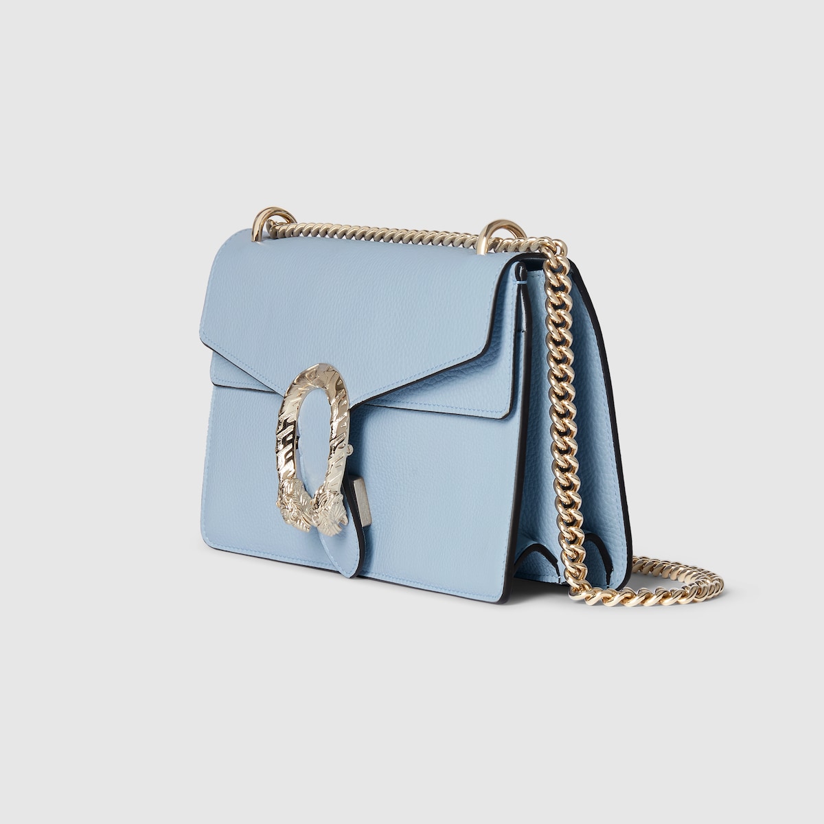 Dionysus medium shoulder bag in light blue leather | GUCCI® UK