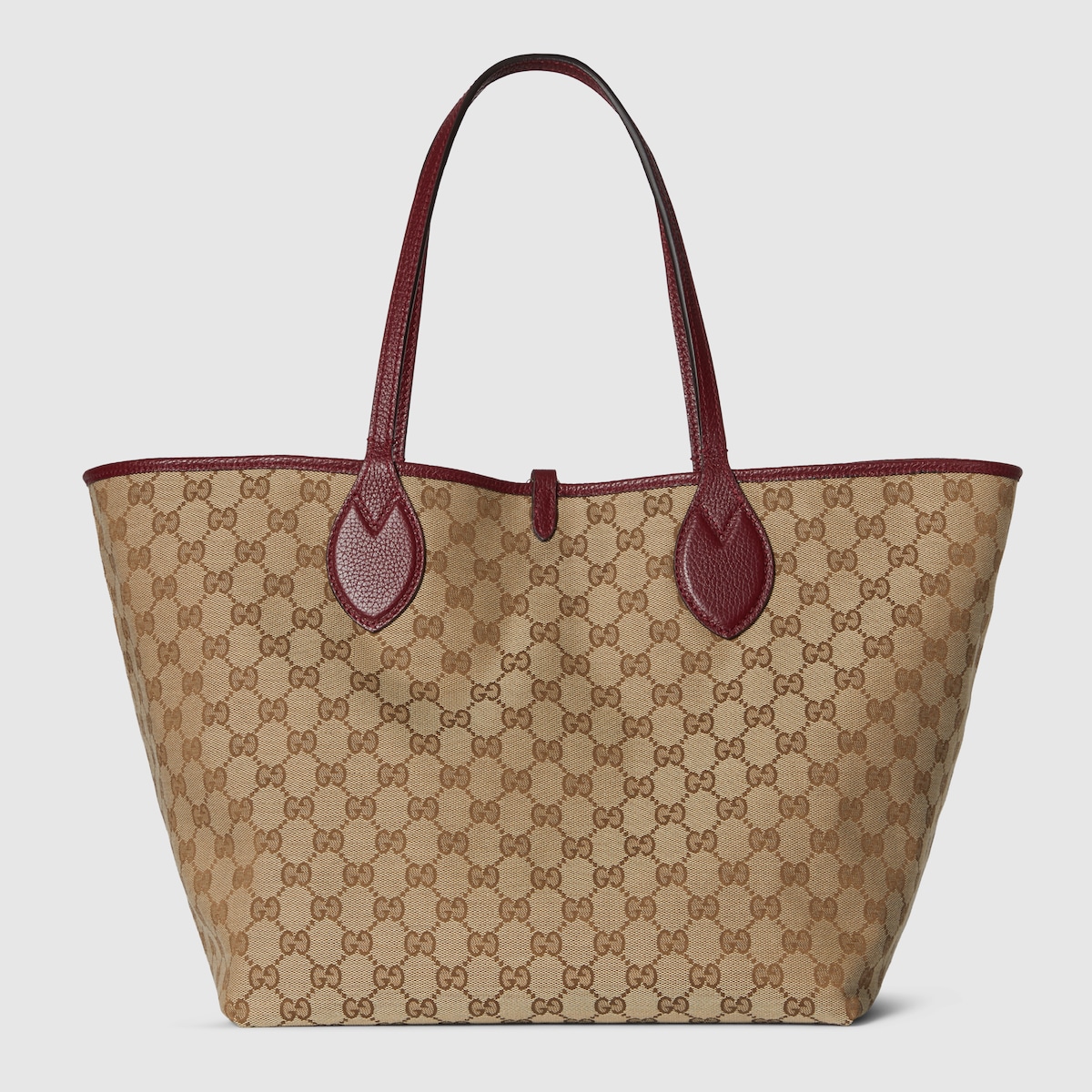 Gucci Totissima large reversible tote bag in Rosso Ancora red leather | GUCCI® US