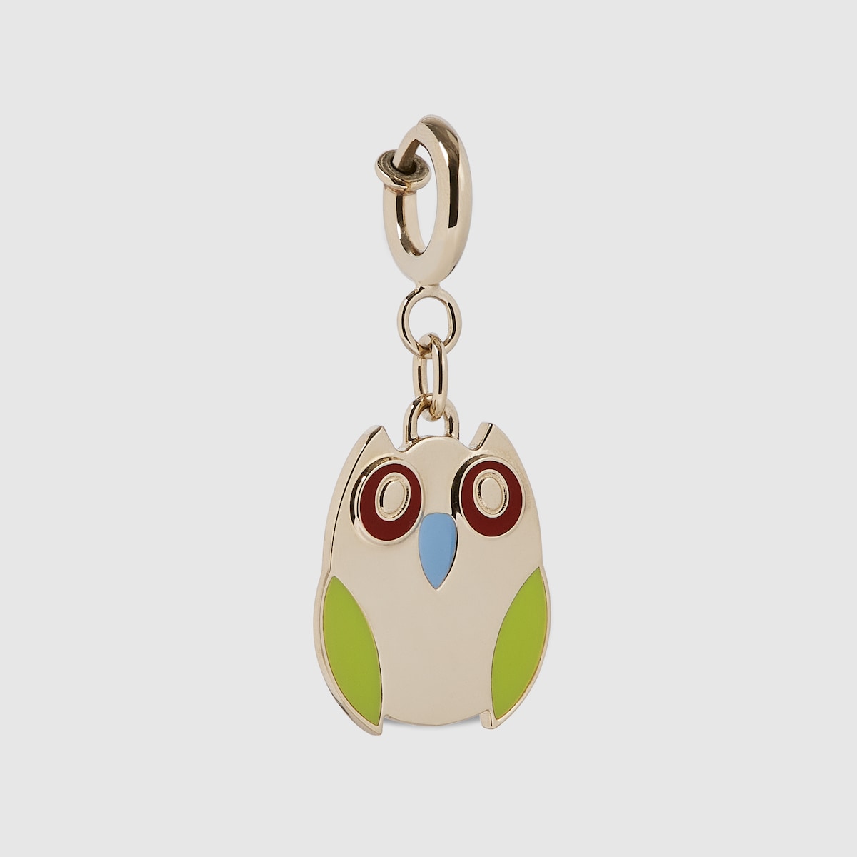 Owl-shaped bag charm in multicolor enamel | GUCCI® NZ