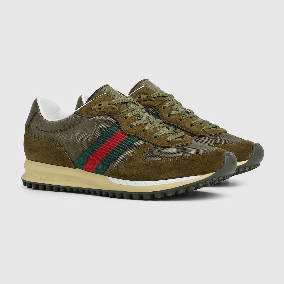 Sneaker Gucci Re-Motion para hombre inlona Original GG verde oscuro ...