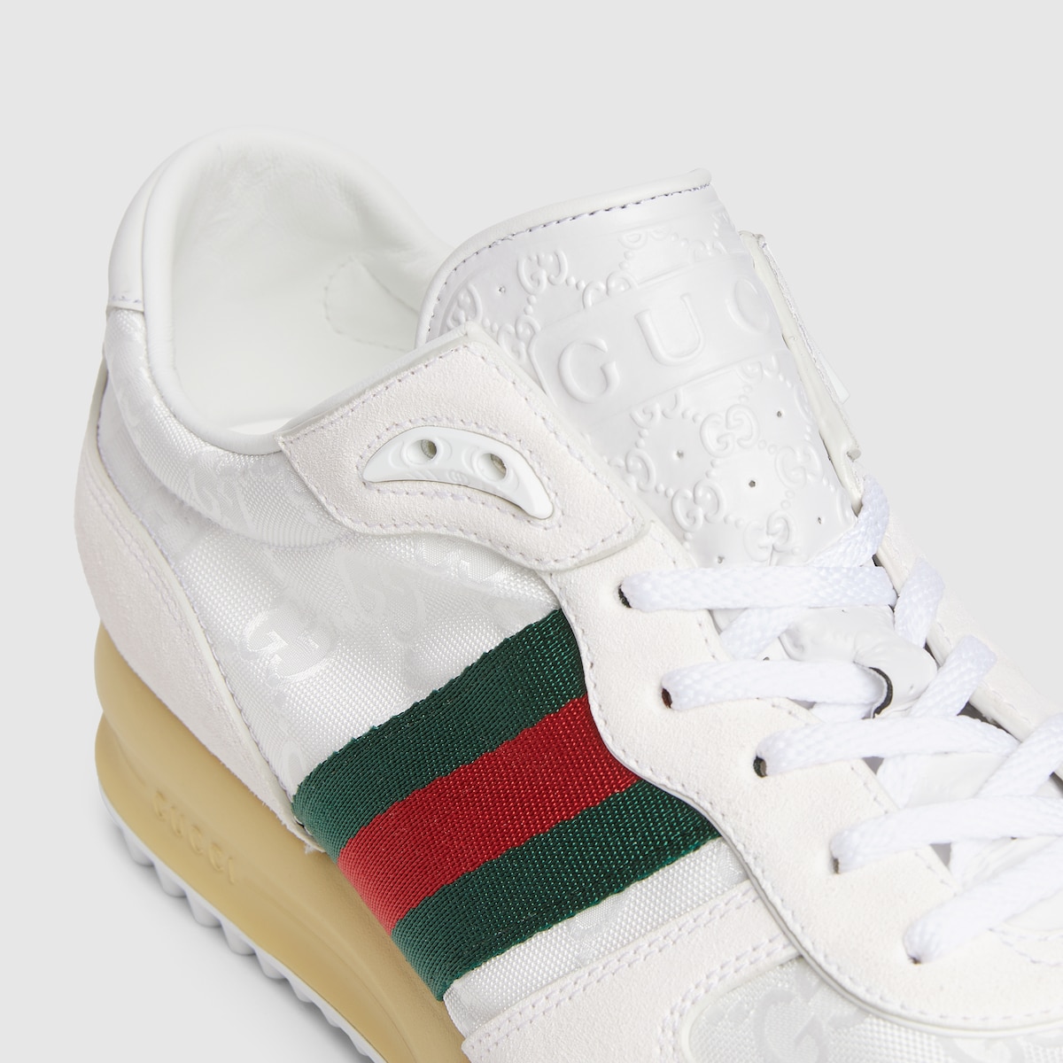 Men's Gucci Re-Motion trainer in white Original GG canvas | GUCCI® PT