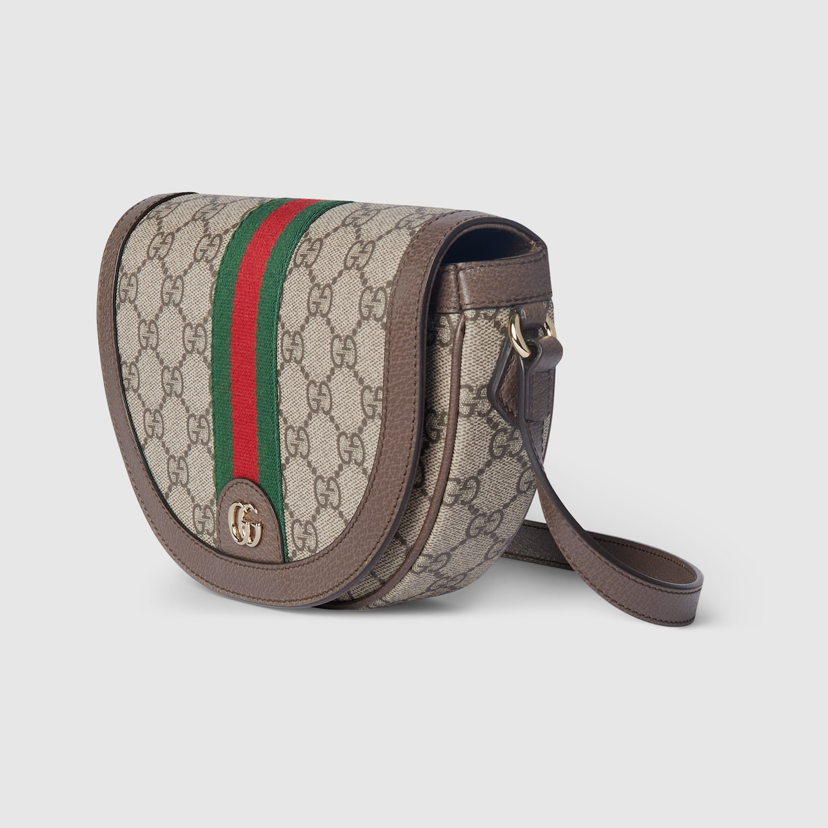 Ophidia small shoulder bag in beige and brown GG fabric | GUCCI® US
