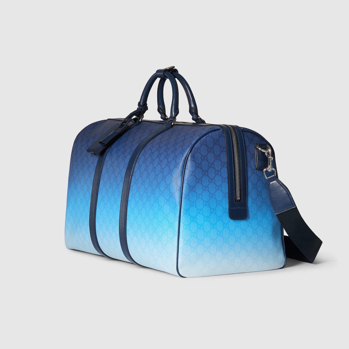Gucci Chroma large duffle bag in gradient blue fabric | GUCCI® US