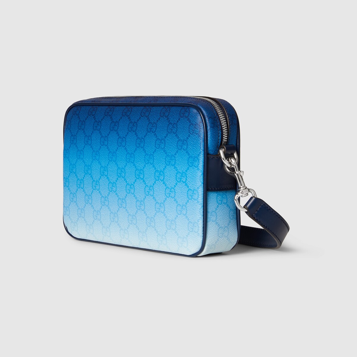 Gucci Chroma small crossbody bag in gradient blue fabric | GUCCI® AE