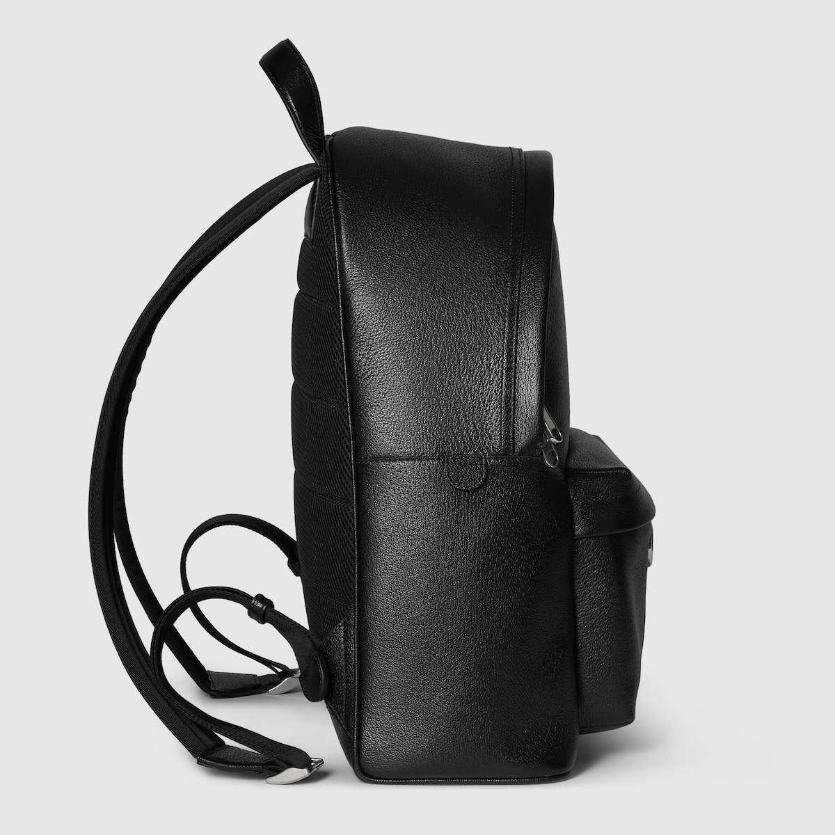 Ophidia medium backpack in black soft leather | GUCCI® US