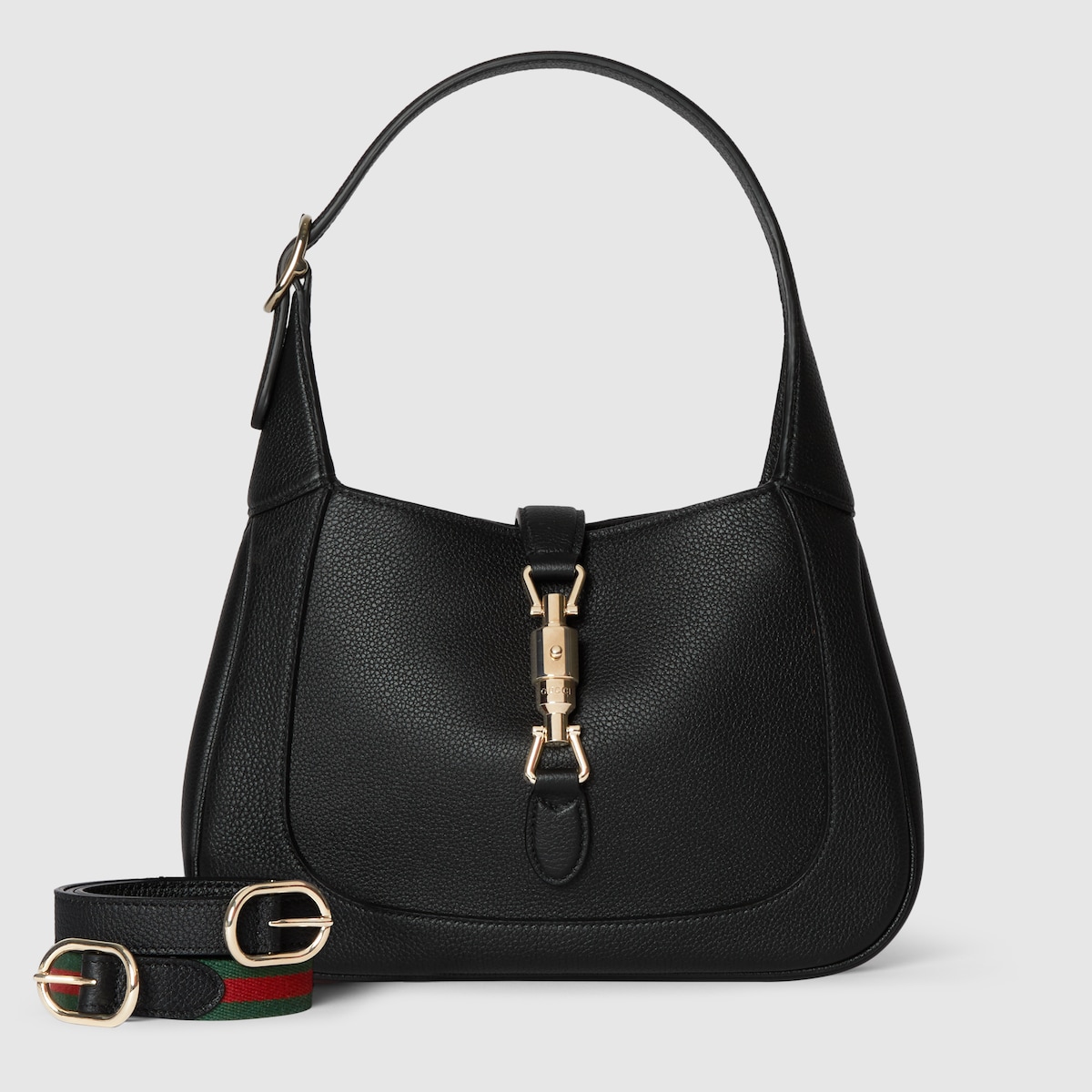 Bolso Gucci Jackie 1961 tamaño mediano en piel negra | GUCCI® ES