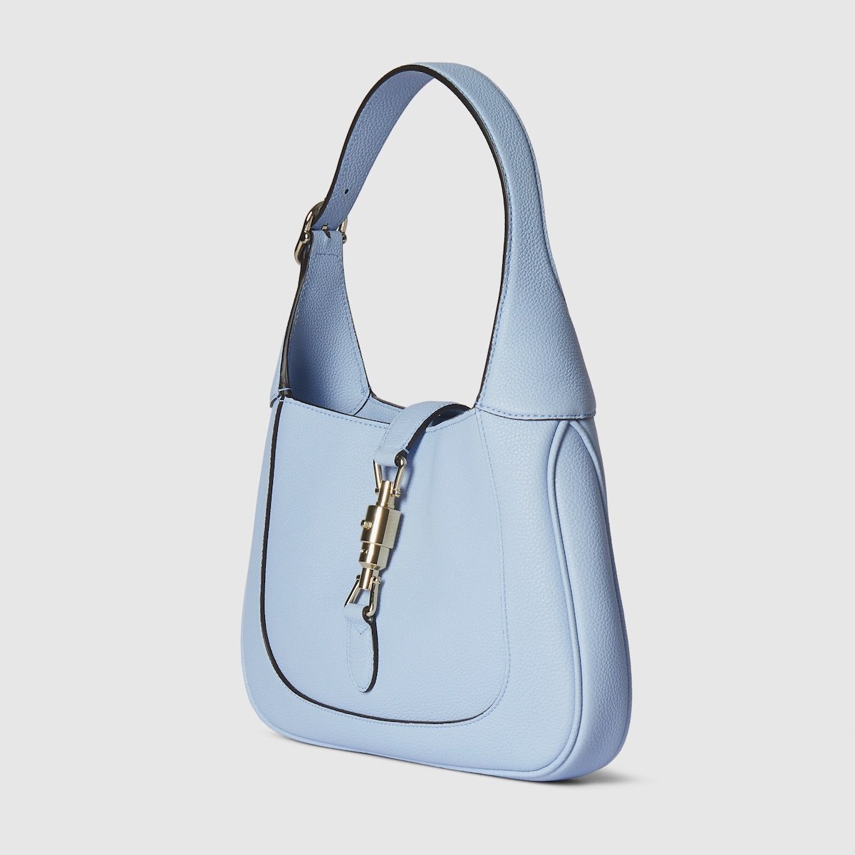 Gucci Jackie 1961 medium bag in light blue leather | GUCCI® CA