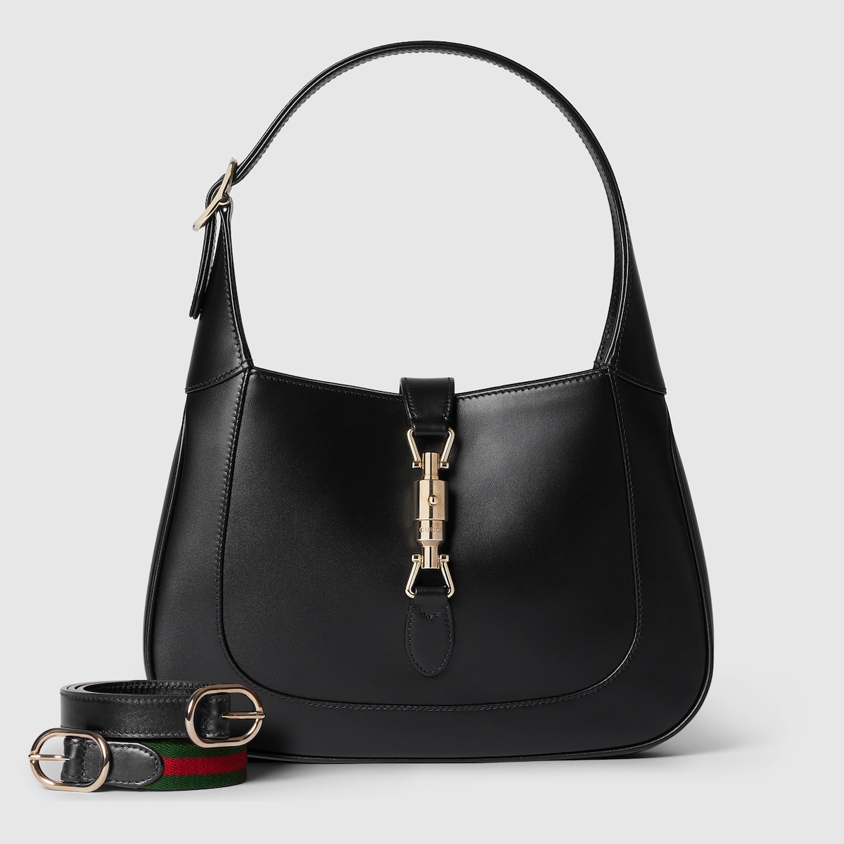 Bolso Gucci Jackie 1961 tamaño mediano en piel negra | GUCCI® ES