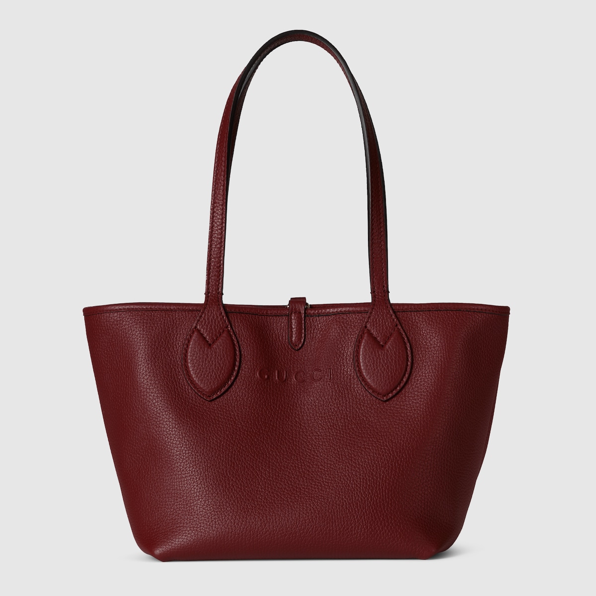 Gucci Totissima small reversible tote bag in Rosso Ancora red leather ...