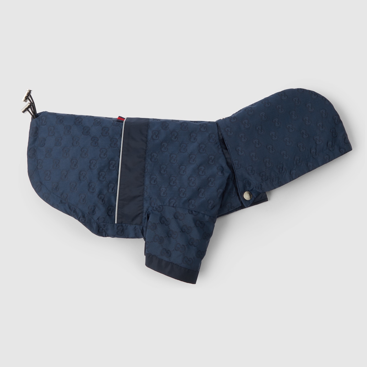 GG nylon pet rain coat in navy blue | GUCCI® US