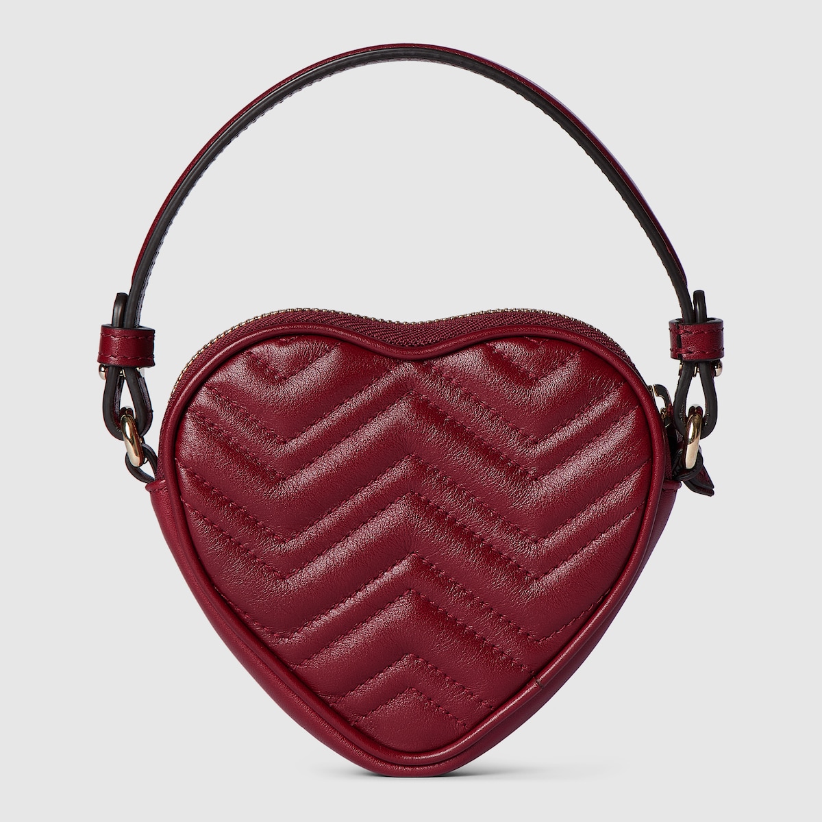 GG Marmont Mini-Tasche in Leder in Rosso Ancora Rot | GUCCI® DE