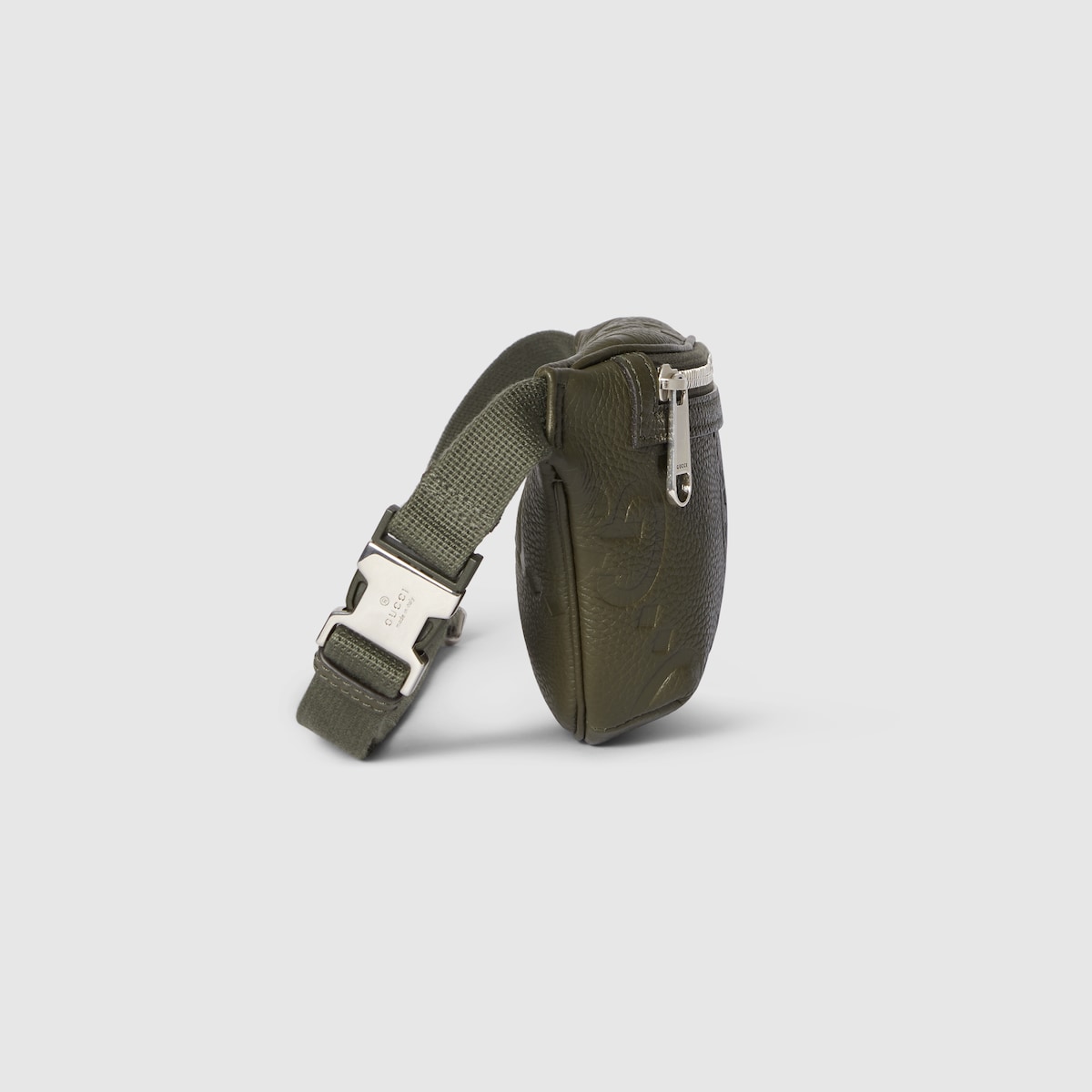 GG jumbo small belt bag in dark green GG leather | GUCCI® CA