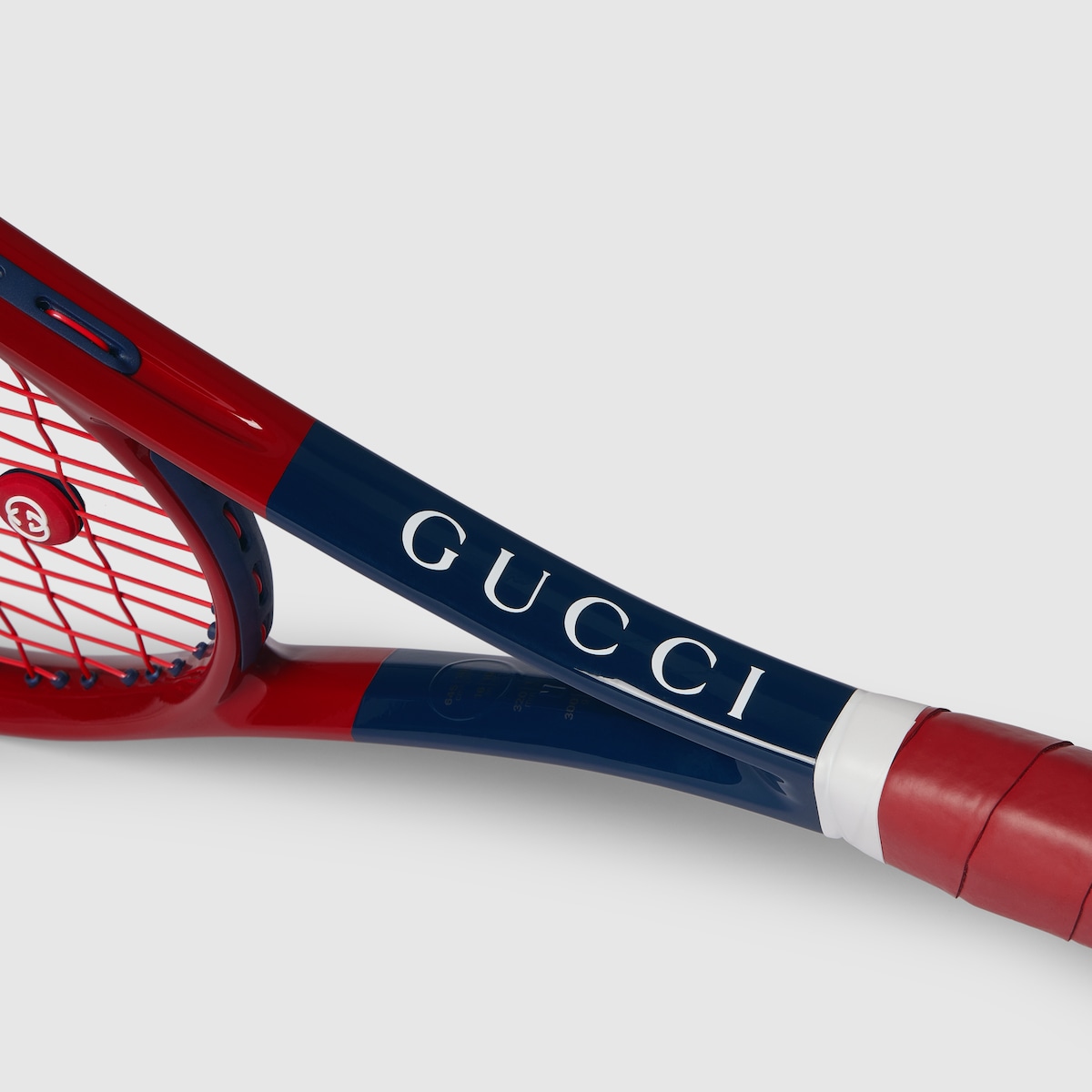 Gucci x HEAD tennis racket in dark blue and red | GUCCI® US