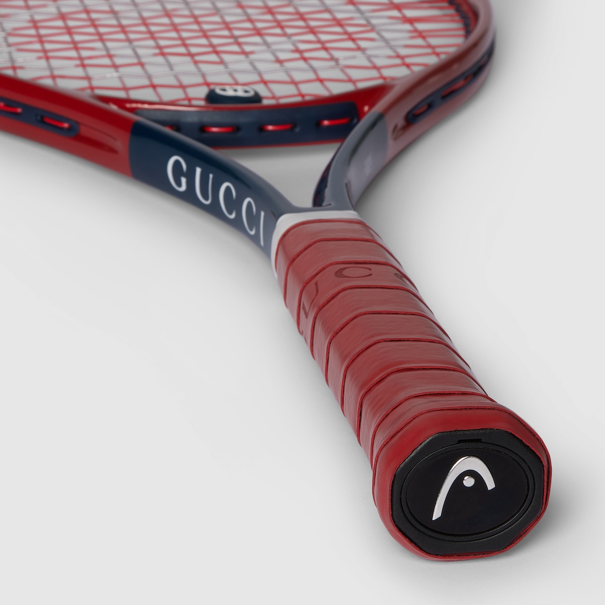Gucci x HEAD tennis racket in dark blue and red | GUCCI® US