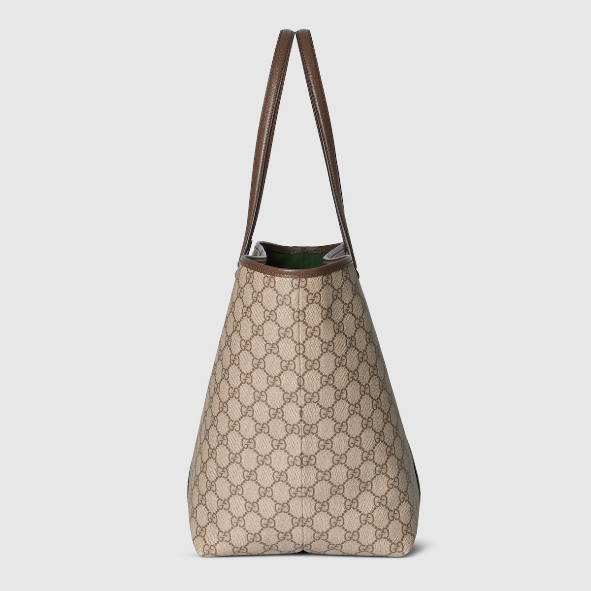 Ophidia large tote bag in beige and brown GG fabric | GUCCI® US