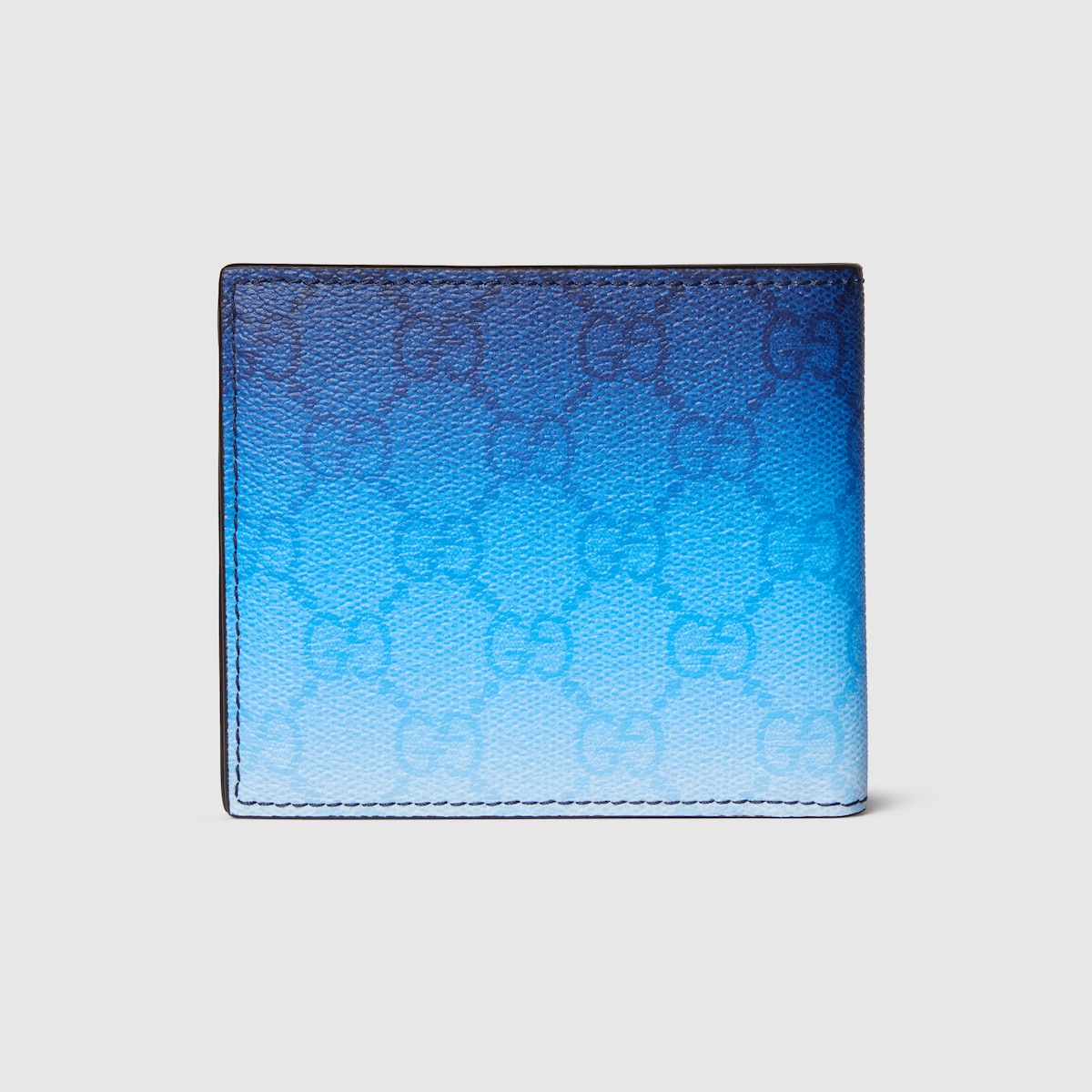Gucci Chroma bi-fold wallet in gradient blue fabric | GUCCI® US