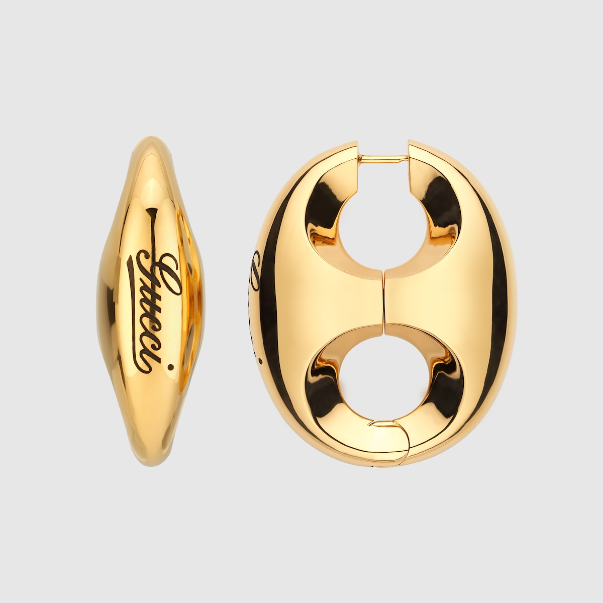 Gucci Marina Chain earrings in gold-toned metal | GUCCI® US