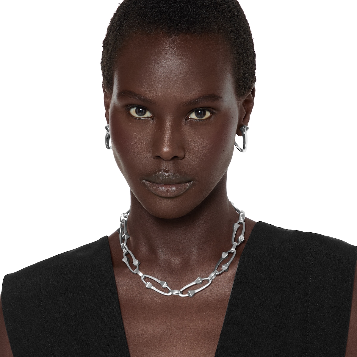 Chiodo intertwined necklace in 925 sterling silver | GUCCI® US