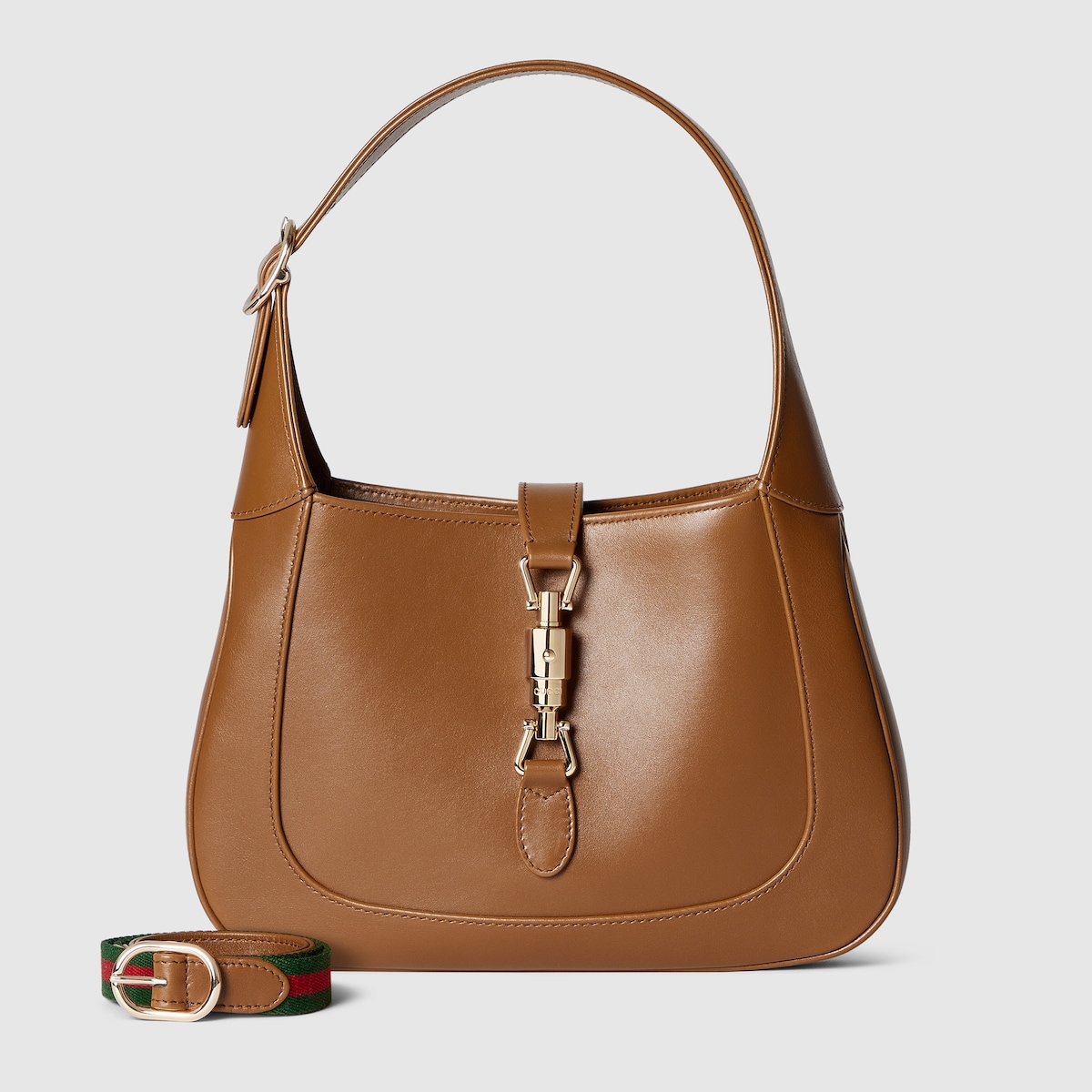 Gucci Jackie 1961 medium bag in brown leather | GUCCI® US