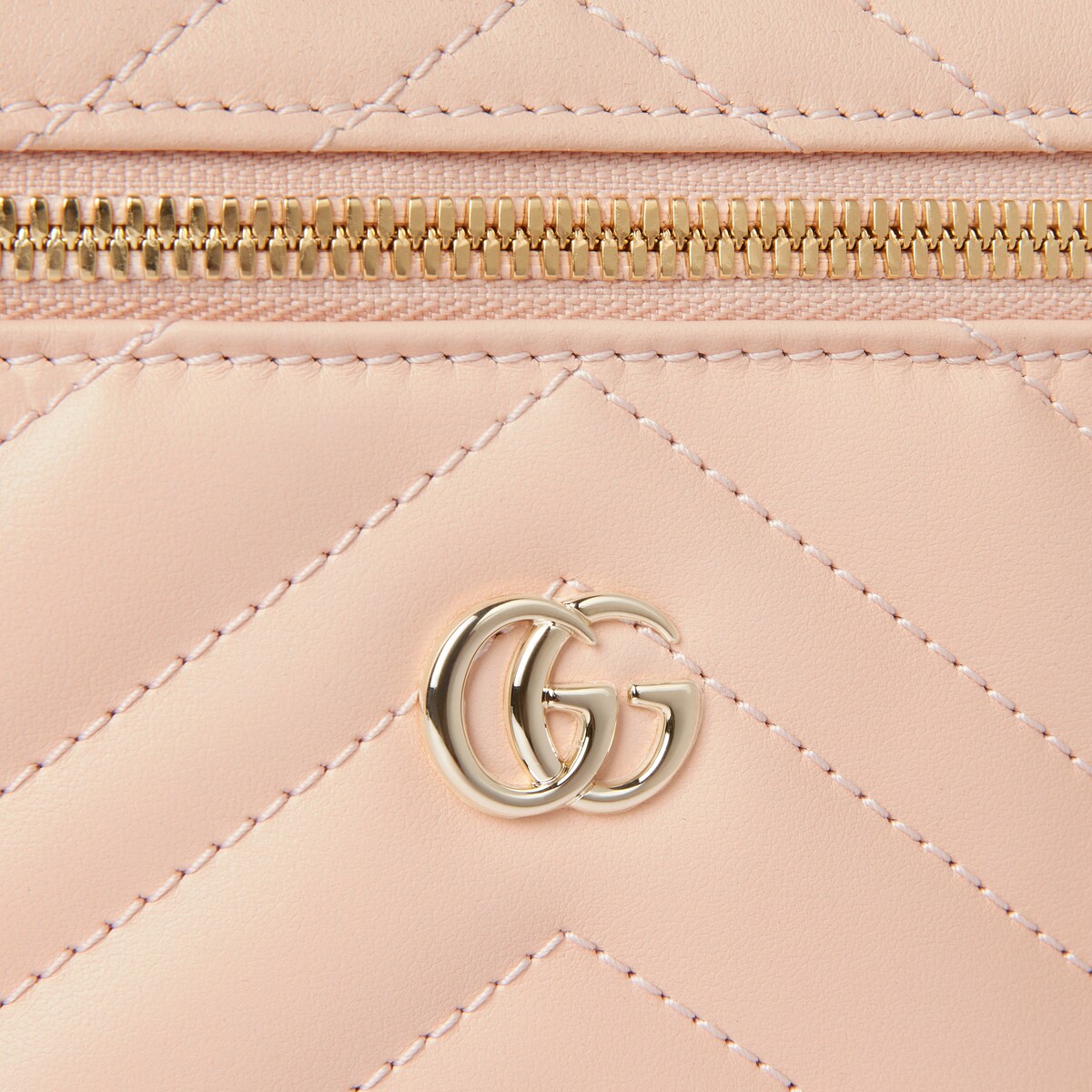 GG Marmont mini vanity bag in pale pink leather | GUCCI® US