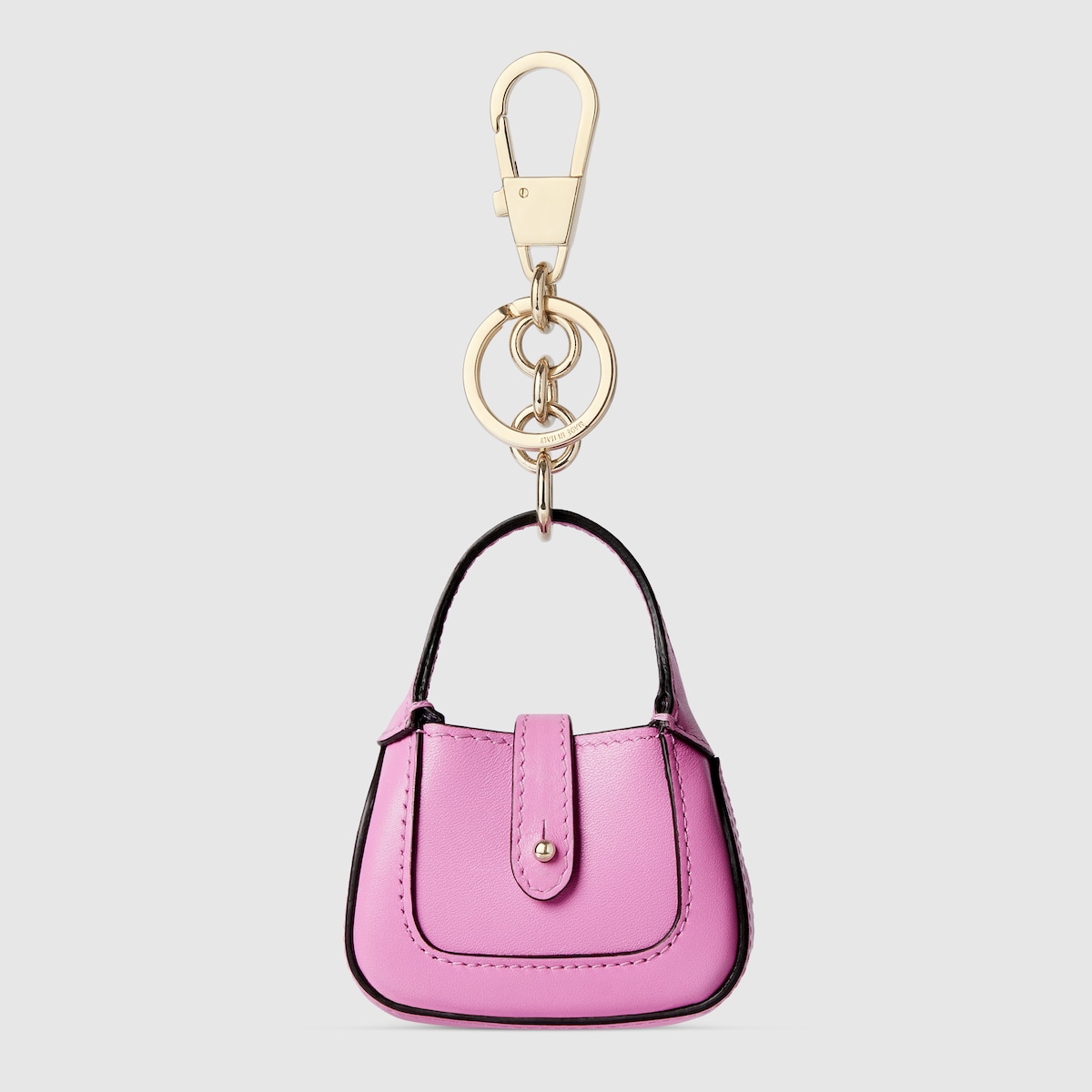 Keychain with Gucci Jackie 1961 in light gold-toned metal | GUCCI® US