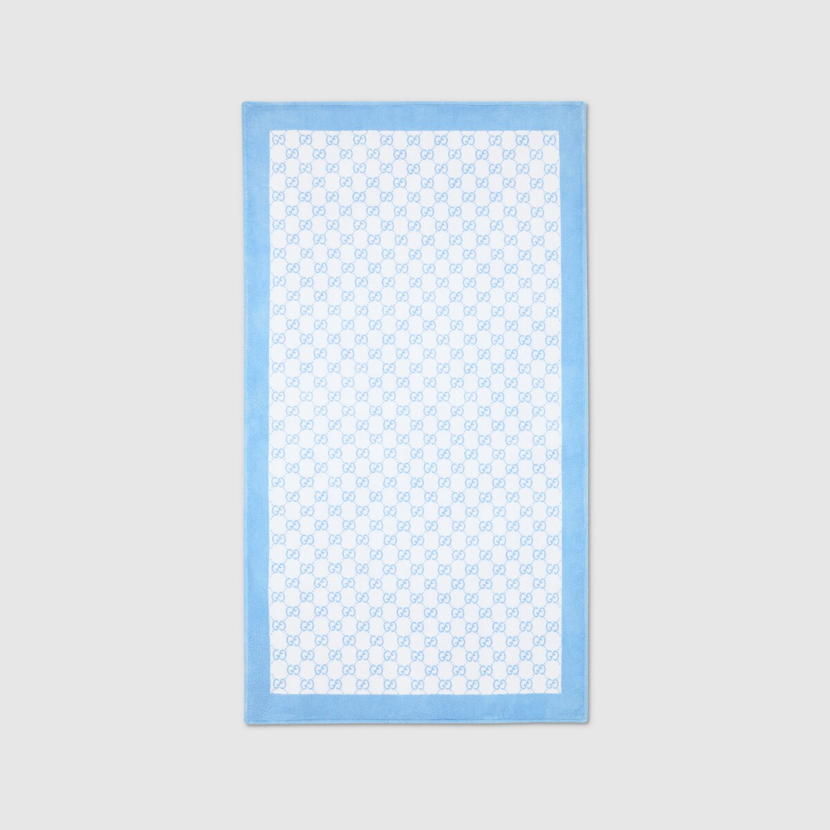 GG terrycloth beach blanket in white | GUCCI® CA