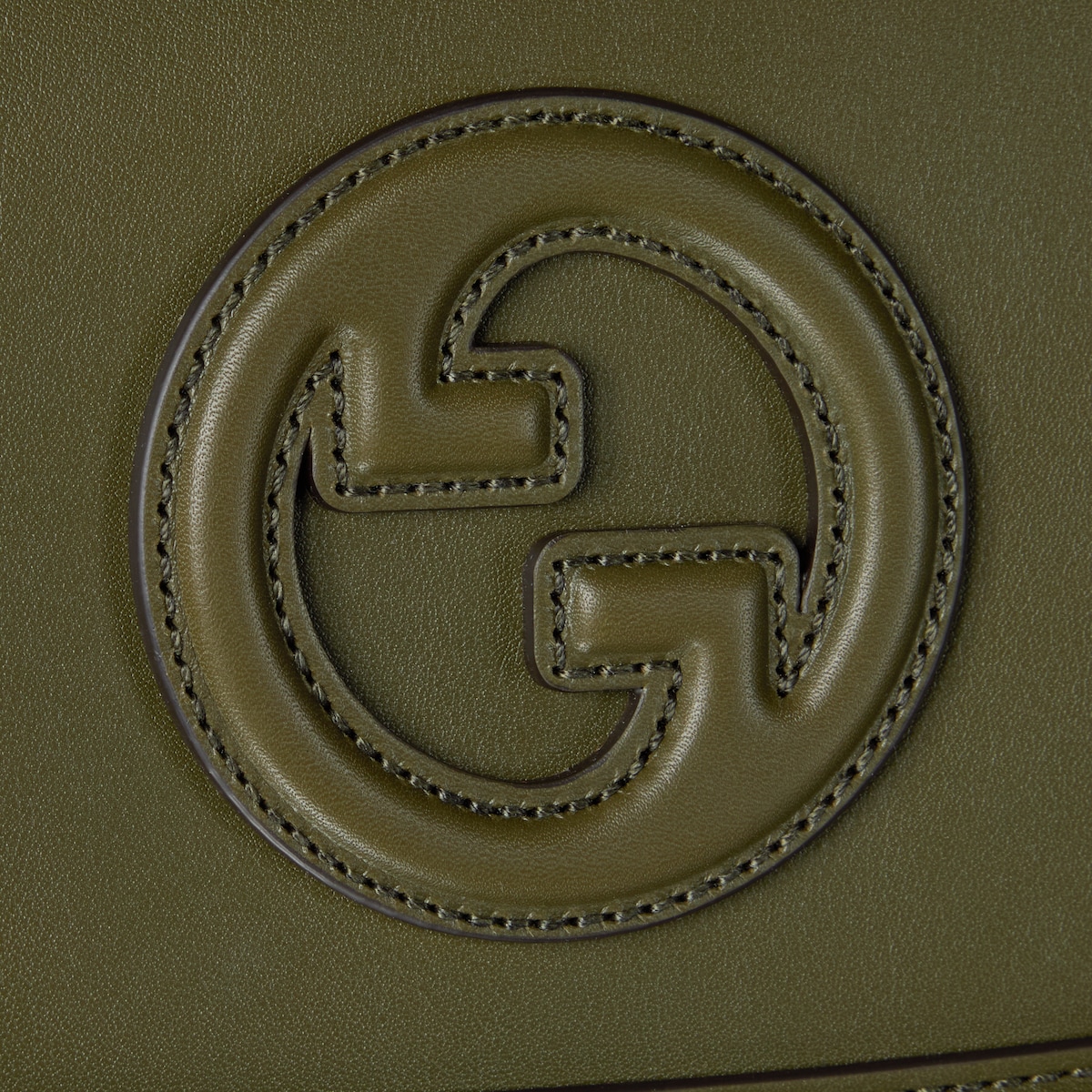 Gucci Blondie medium top handle bag in forest green leather | GUCCI ...