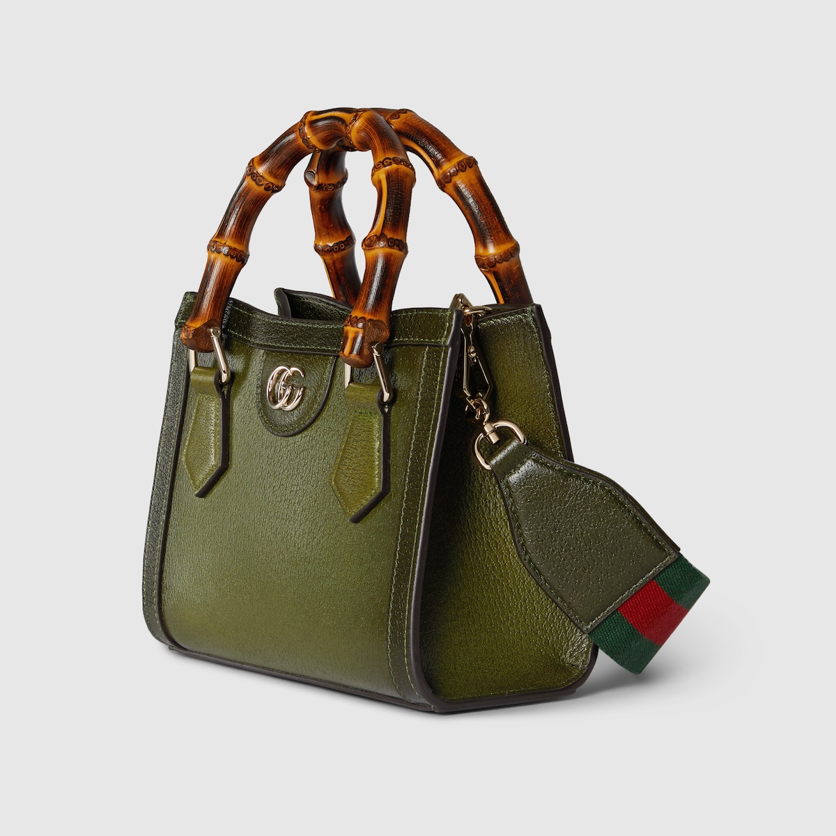 Gucci Diana small tote bag in gradient green leather | GUCCI® AU