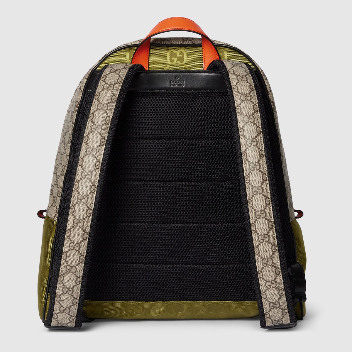 Gucci Match medium GG backpack in dark green GG nylon | GUCCI® US