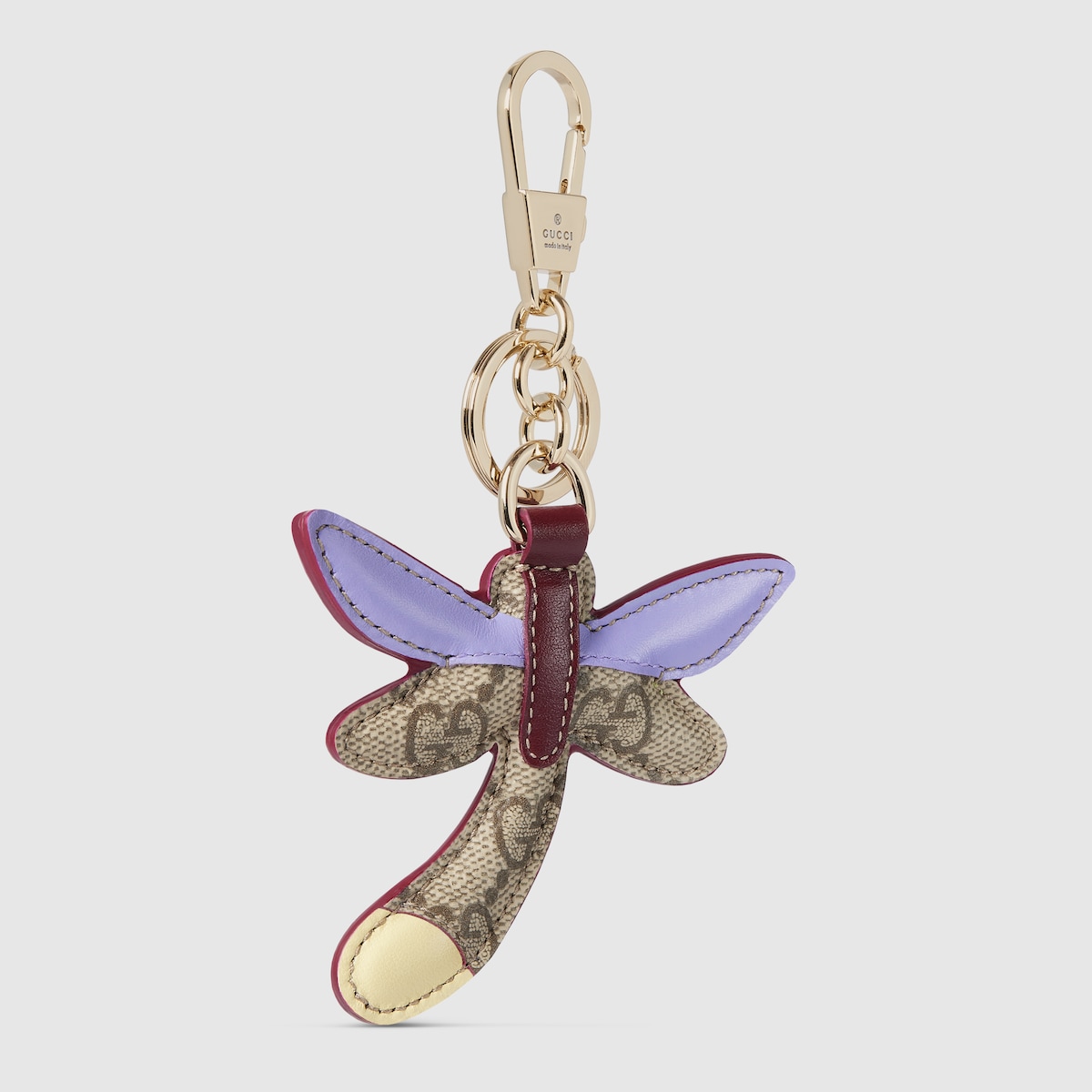 Dragonfly-shaped keychain in multicolor | GUCCI® US