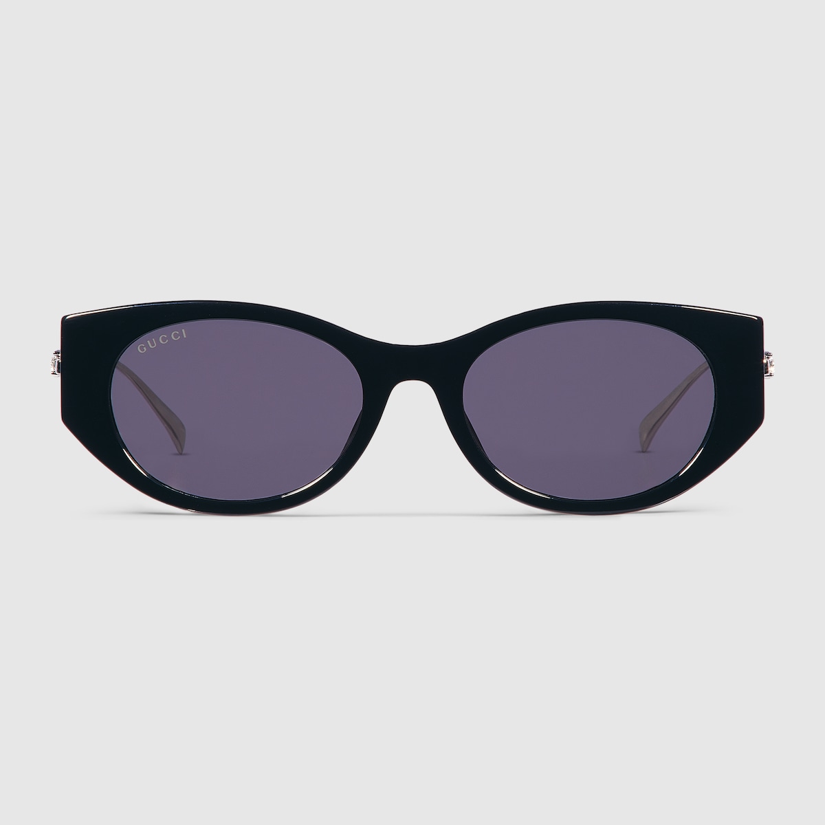 แว่นตากันแดด Low nose bridge fit sunglasses inสีดำ | GUCCI® TH