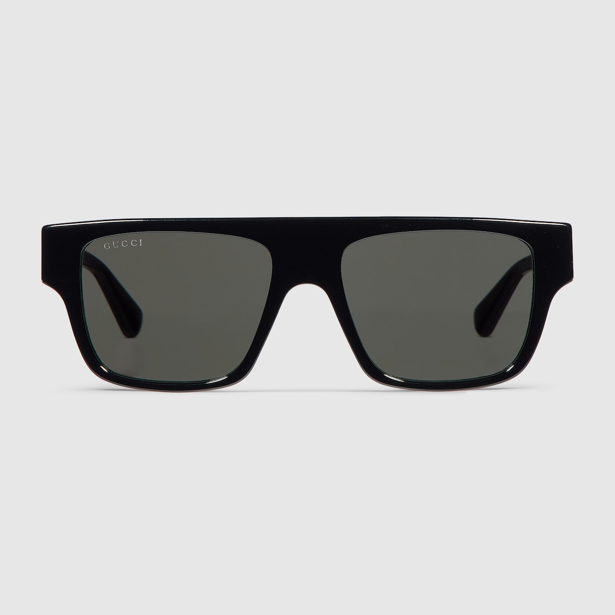 Rectangular frame sunglasses in black | GUCCI® US