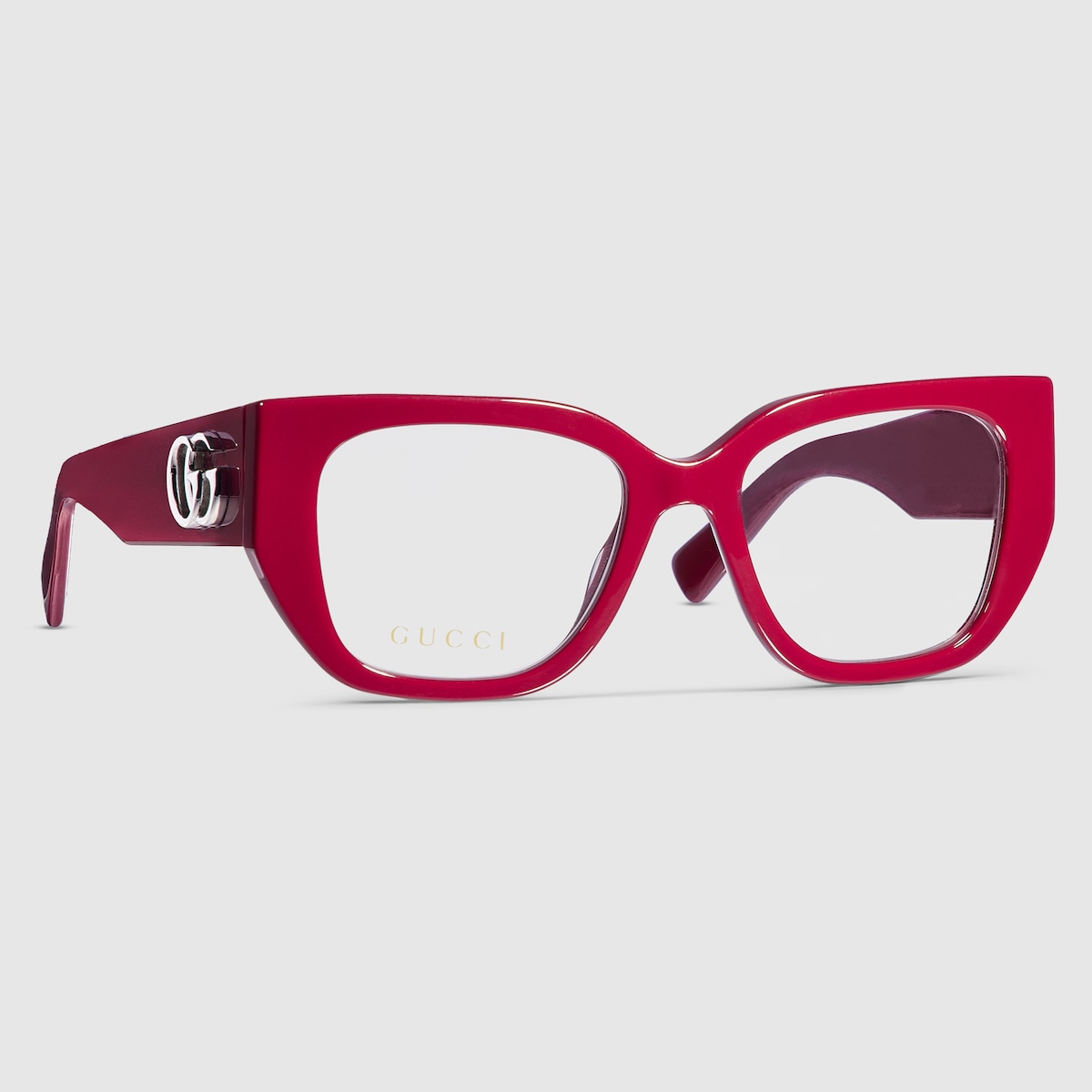 Butterfly optical frame in rosso ancora red | GUCCI® UK