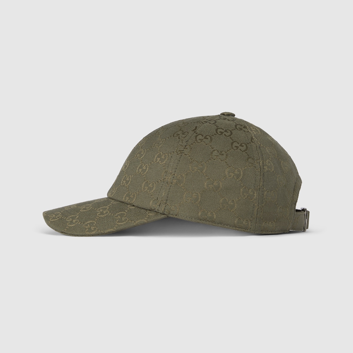 GG canvas baseball hat in forest green | GUCCI® US