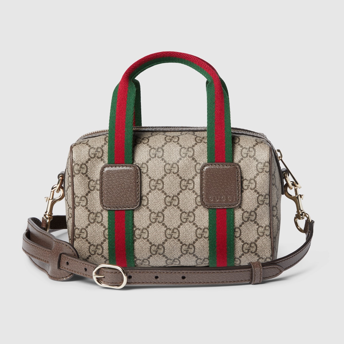 Gucci Mini GG handbag in beige and brown GG fabric | GUCCI® US